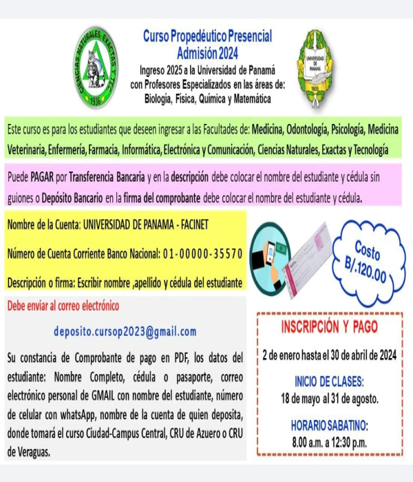 curso propedéutico | Universidad de Panamá